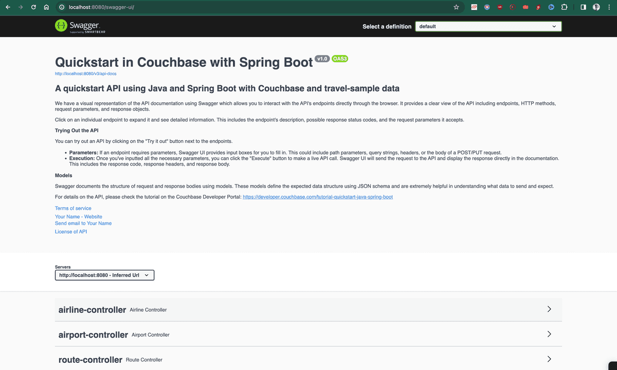 Tutorial - Quickstart in Couchbase with Java and Spring Boot | Couchbase Developer Portal