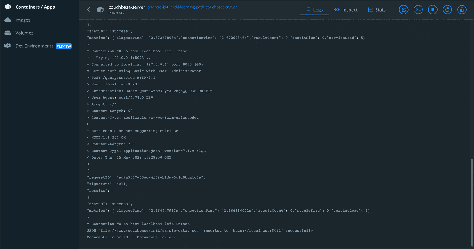 Tutorial - Set up Sync Gateway for use with Inventory Demo App | Couchbase Developer Portal