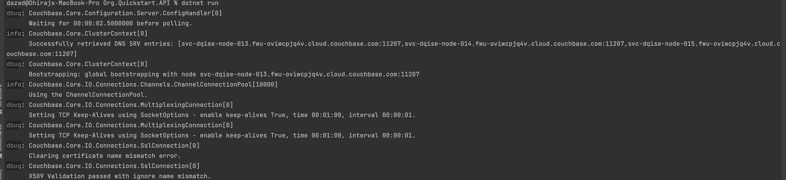 Tutorial Quickstart In Couchbase With C And Aspnet Couchbase