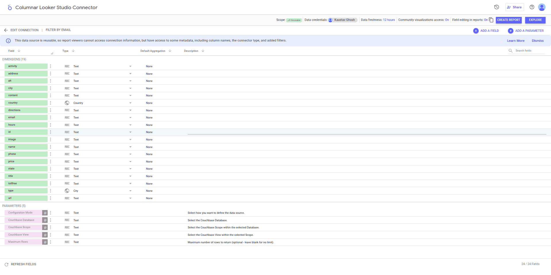 Tutorial - Connect Looker Studio to Couchbase Columnar using Views and ...