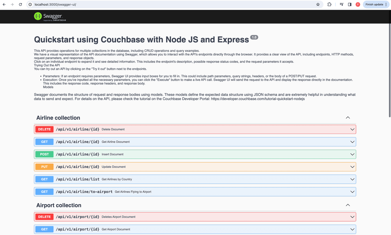 Tutorial - Using Node.js, Couchbase, and Express | Couchbase Developer Portal